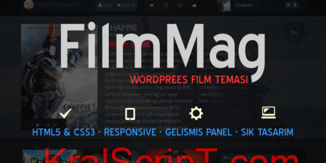 WordPress Filmmag Teması Ücretsiz | Ücretsiz Warez Scriptler, WordPress Temalar, WordPress ...